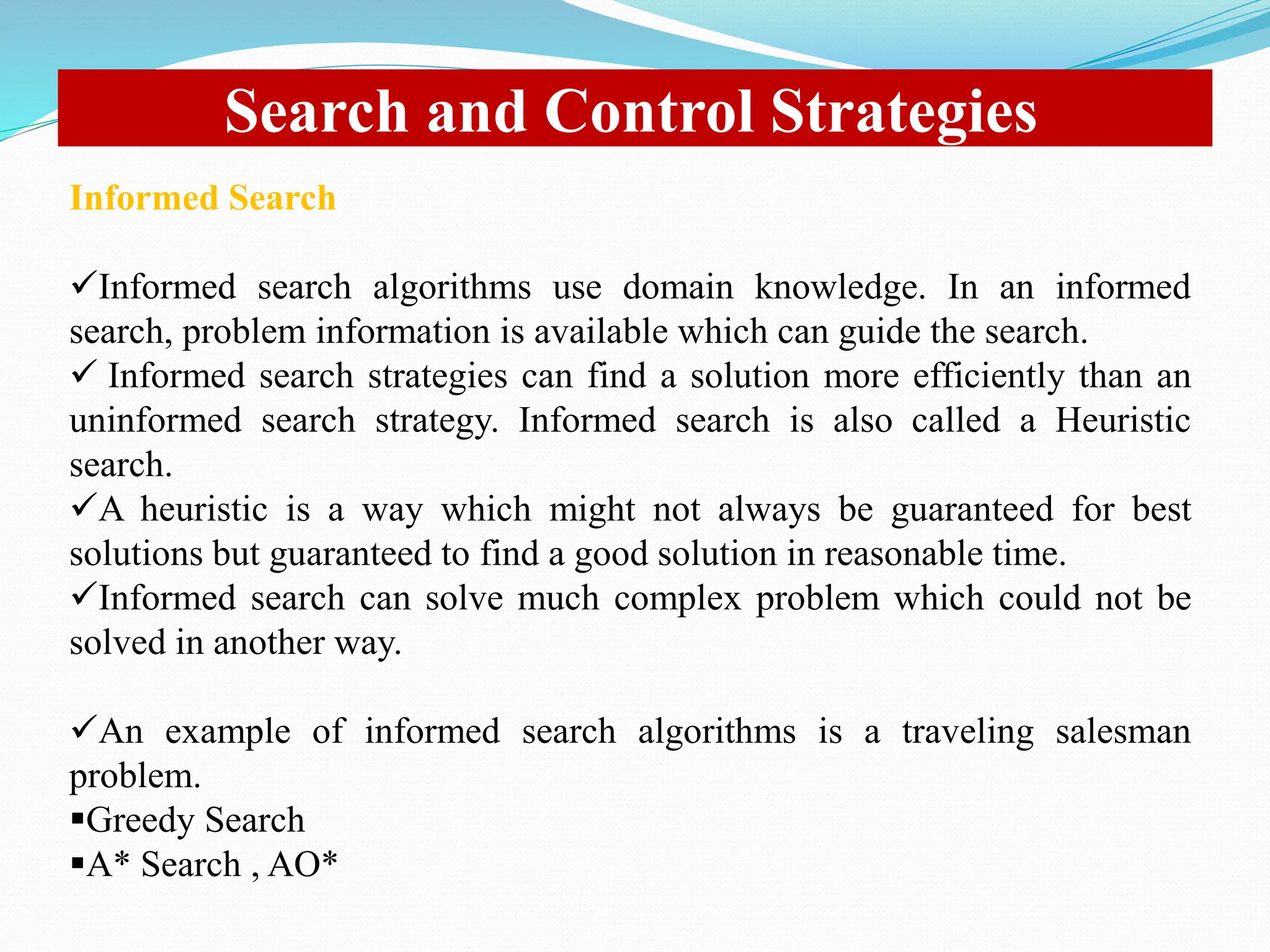 Unit-III-AI Search Techniques and solution's | PPTX