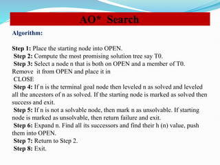 Unit-III-AI Search Techniques and solution's | PPTX