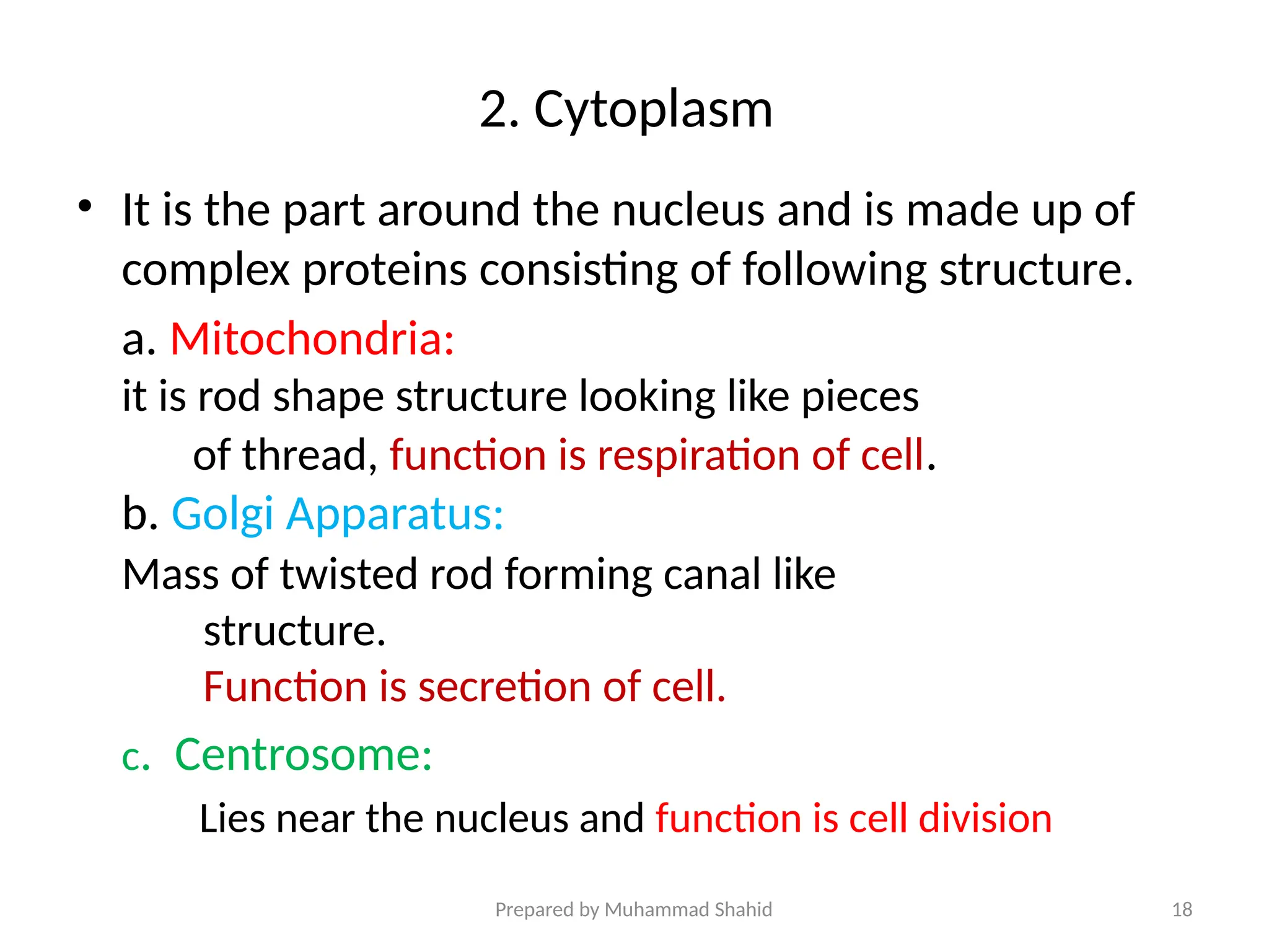 Anatomy and physiology of Cell, structure, cell cycle | PPTX