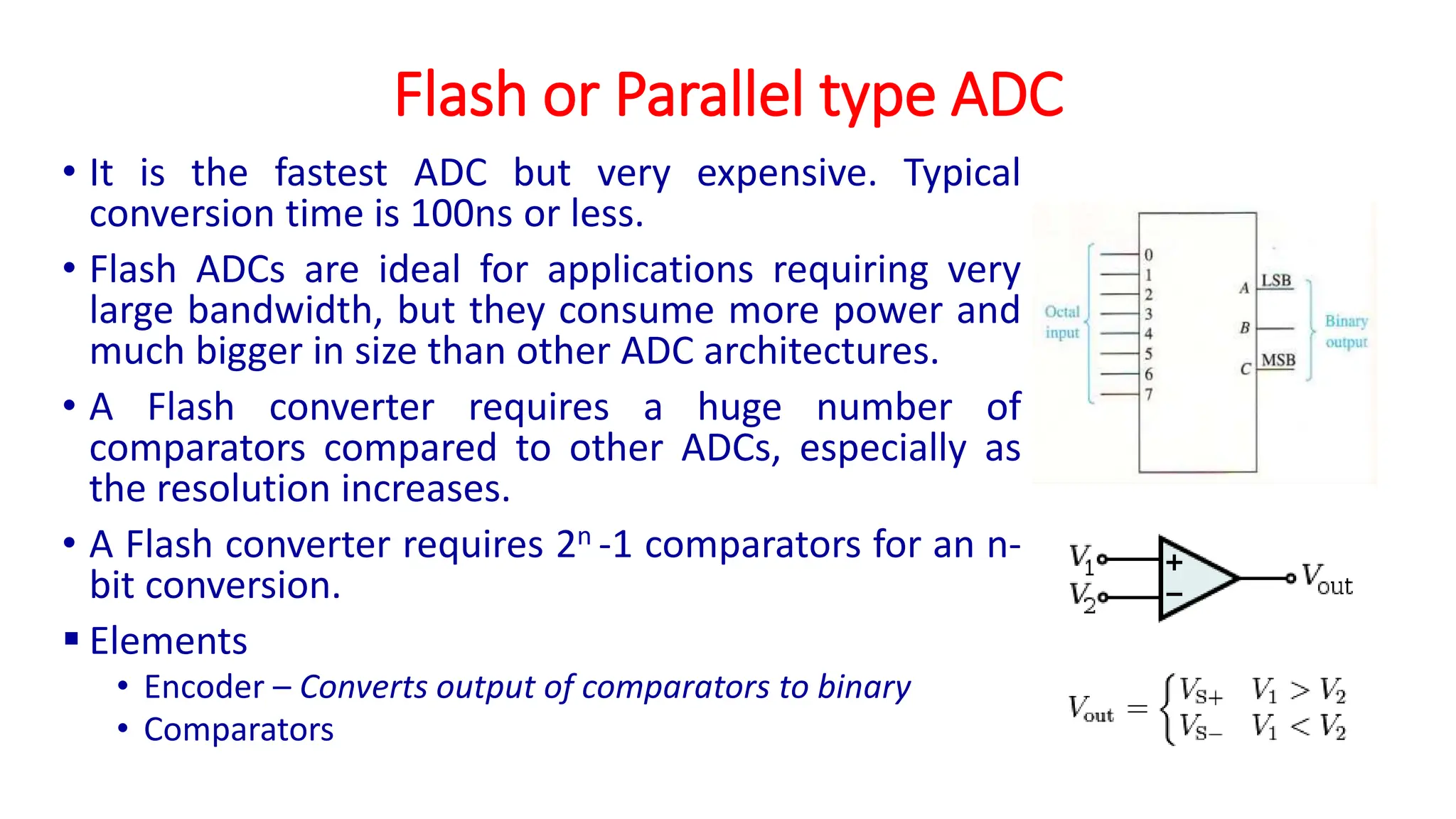 UNIT-III- DATA CONVERTERS ANALOG TO DIGITAL CONVERTER | PPTX | Digital ...