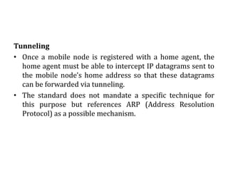 Unit iii - mobile ip and wireless access protocol | PPT
