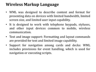 Unit iii - mobile ip and wireless access protocol | PPT
