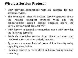Unit iii - mobile ip and wireless access protocol | PPT