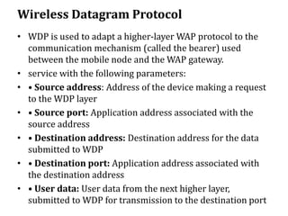 Unit iii - mobile ip and wireless access protocol | PPT