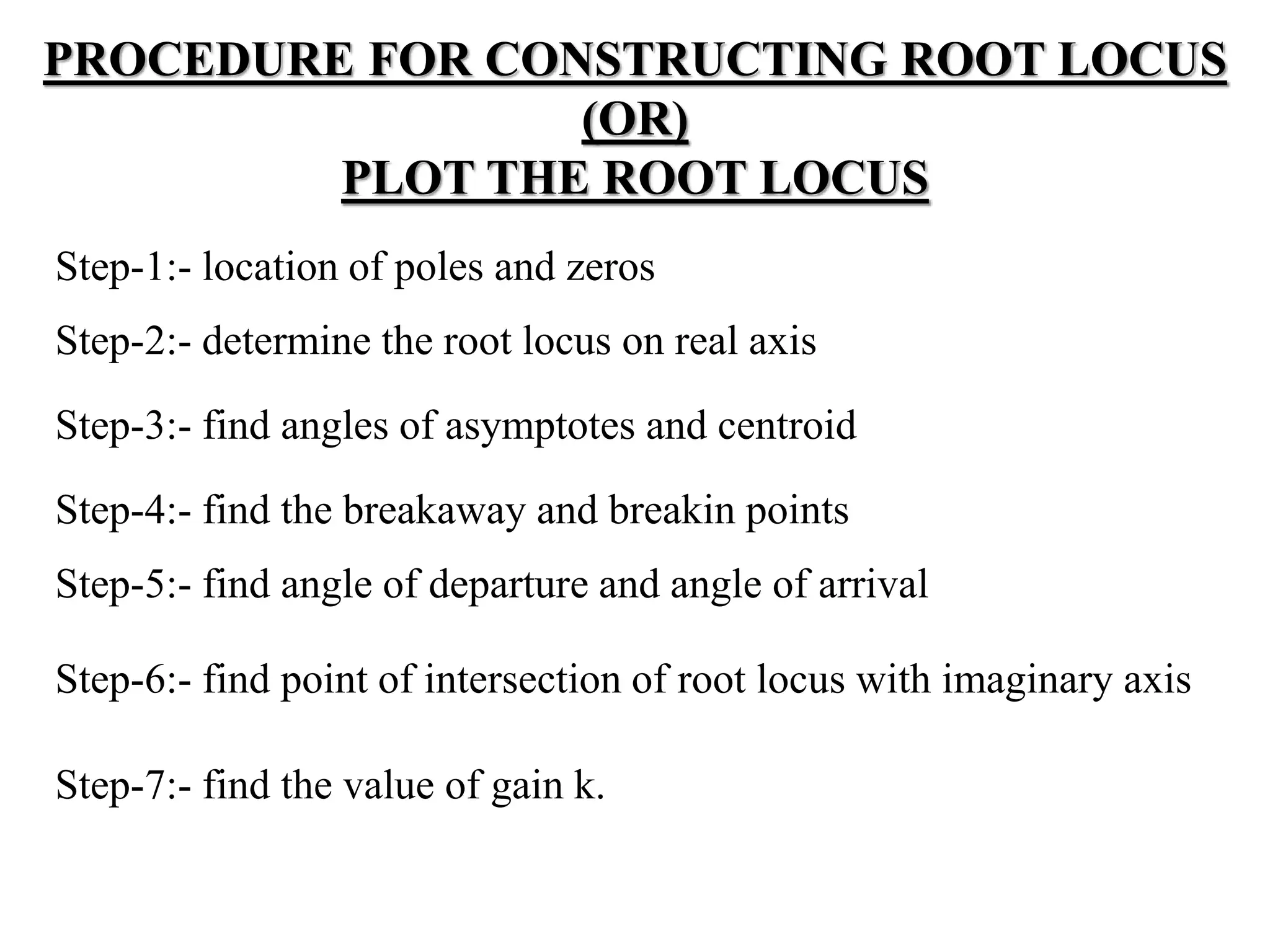 Unit iii---root locus concept | PPTX