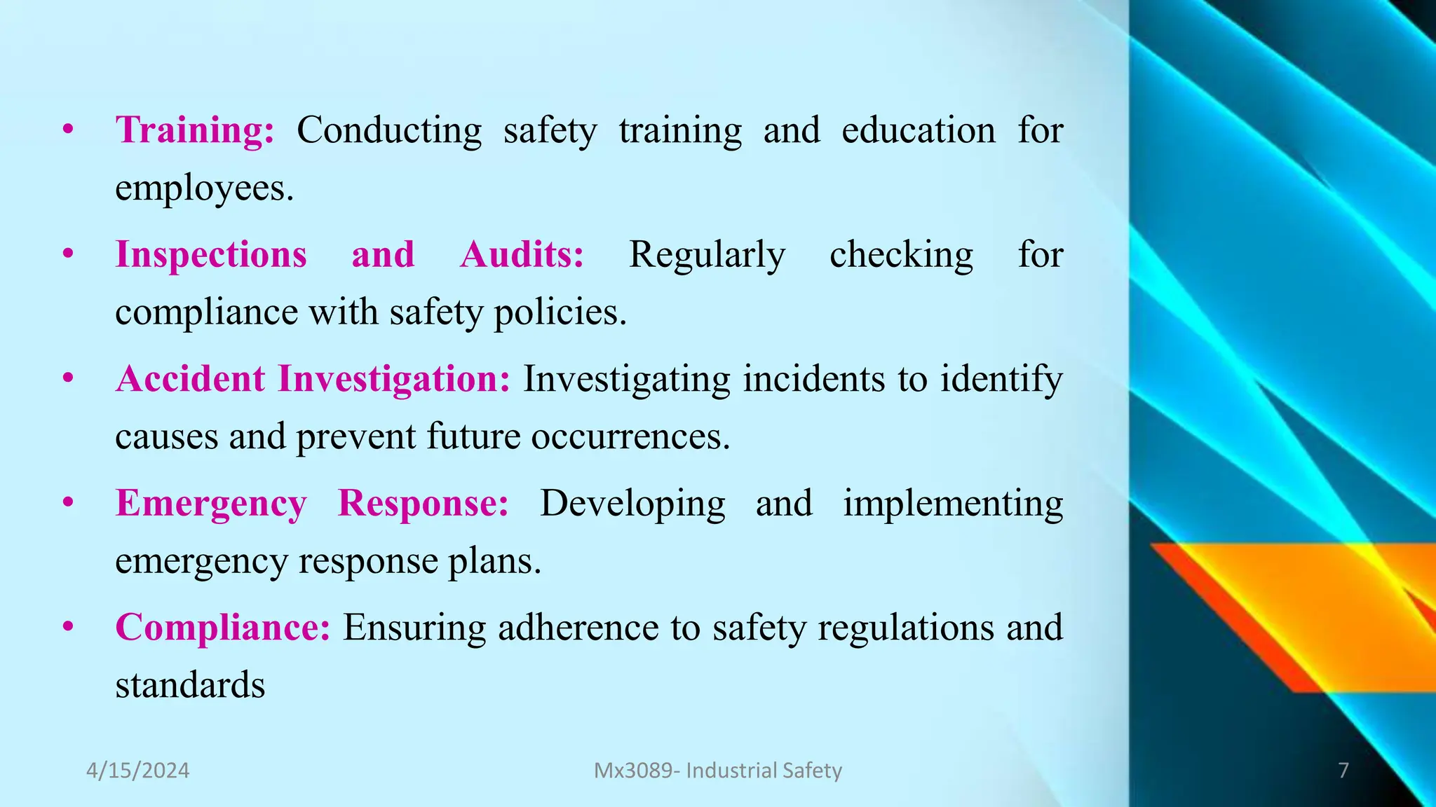 Industrial Safety Unit -III- Safety activities.pptx