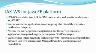 Unit 3-SOA Technologies | PPT