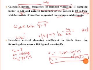 Dynamics of Machine - Unit III-Transverse Vibration | PDF | Physics | Science