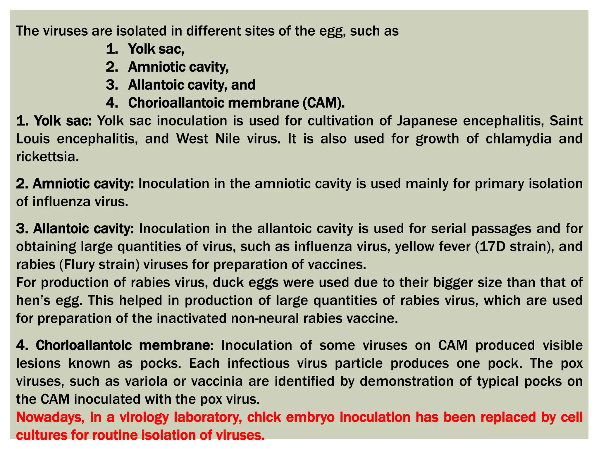 VIRUS ISOLATION | PPTX