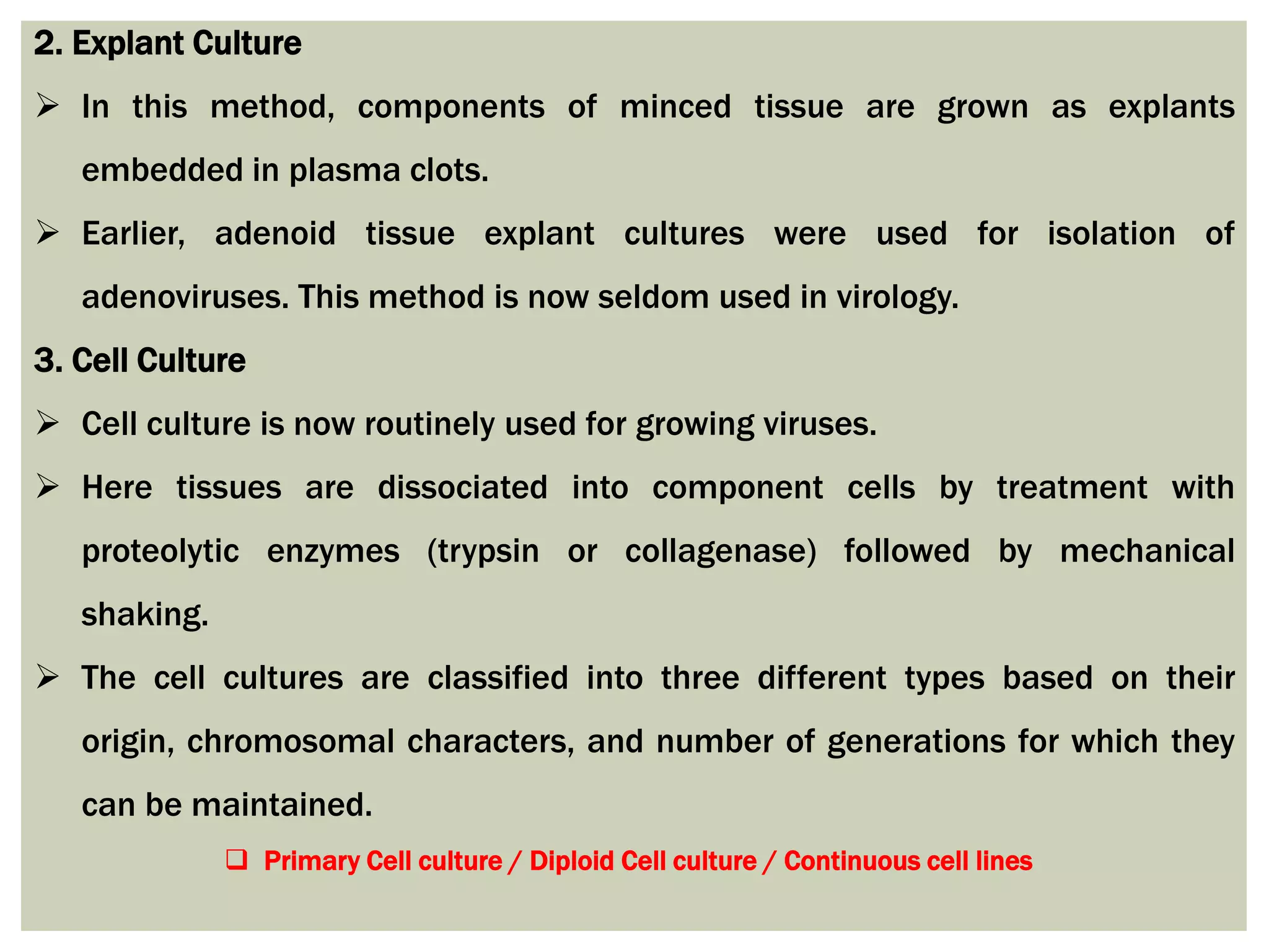 VIRUS ISOLATION | PPTX