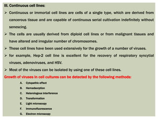 VIRUS ISOLATION | PPTX