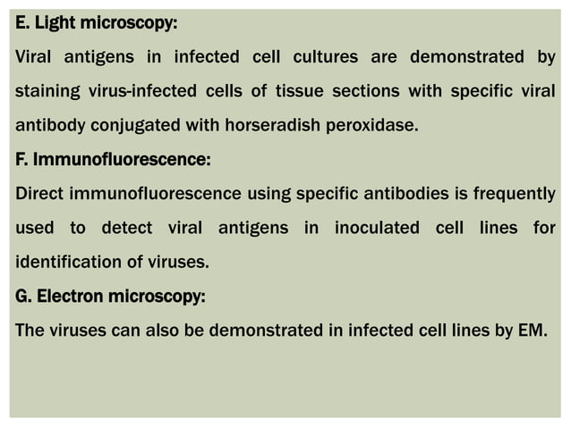 VIRUS ISOLATION | PPTX