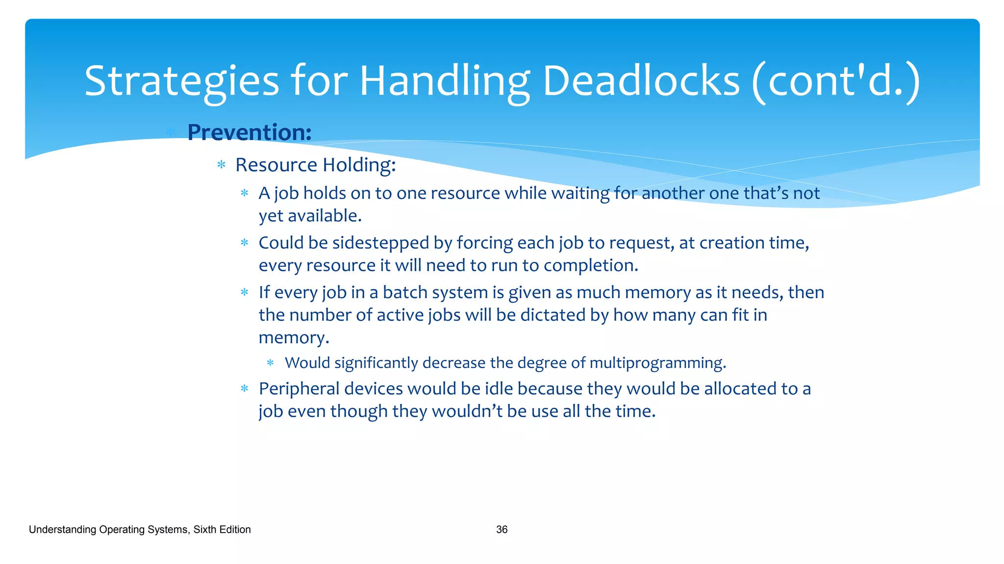 Deadlock in Operating System | PPT