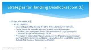 Deadlock in Operating System | PPTX