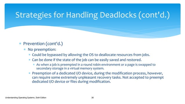 Deadlock in Operating System | PPT