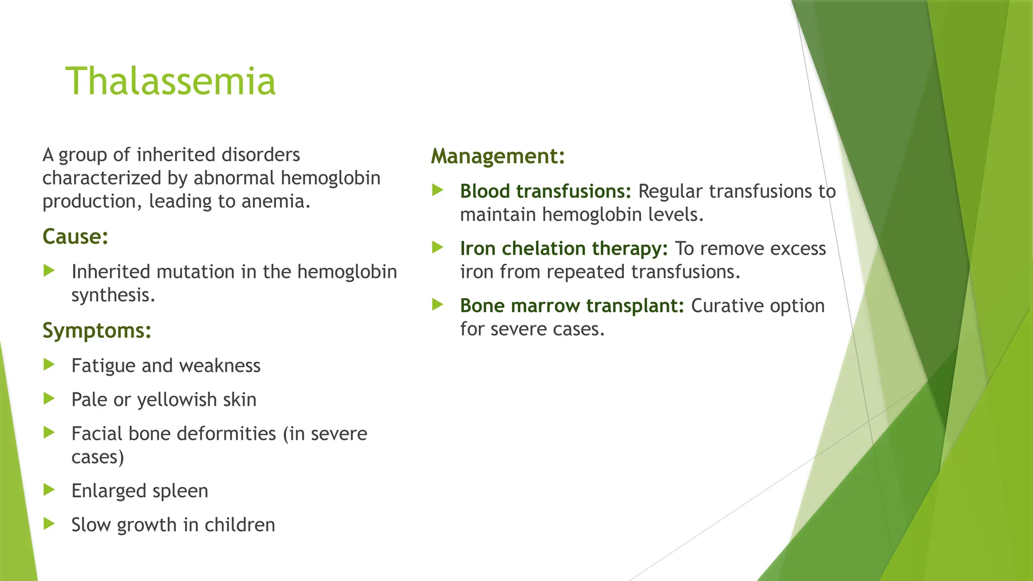 Unit-III, Human Anatomy & Physiology-I, Anemia-definition, types ...