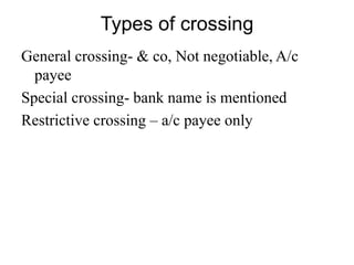 Negotiable instruments act | PPTX