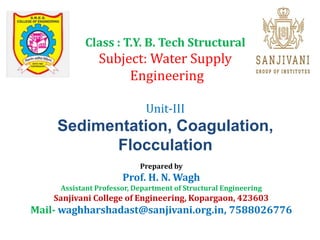 Coagulation and flocculation | PPT