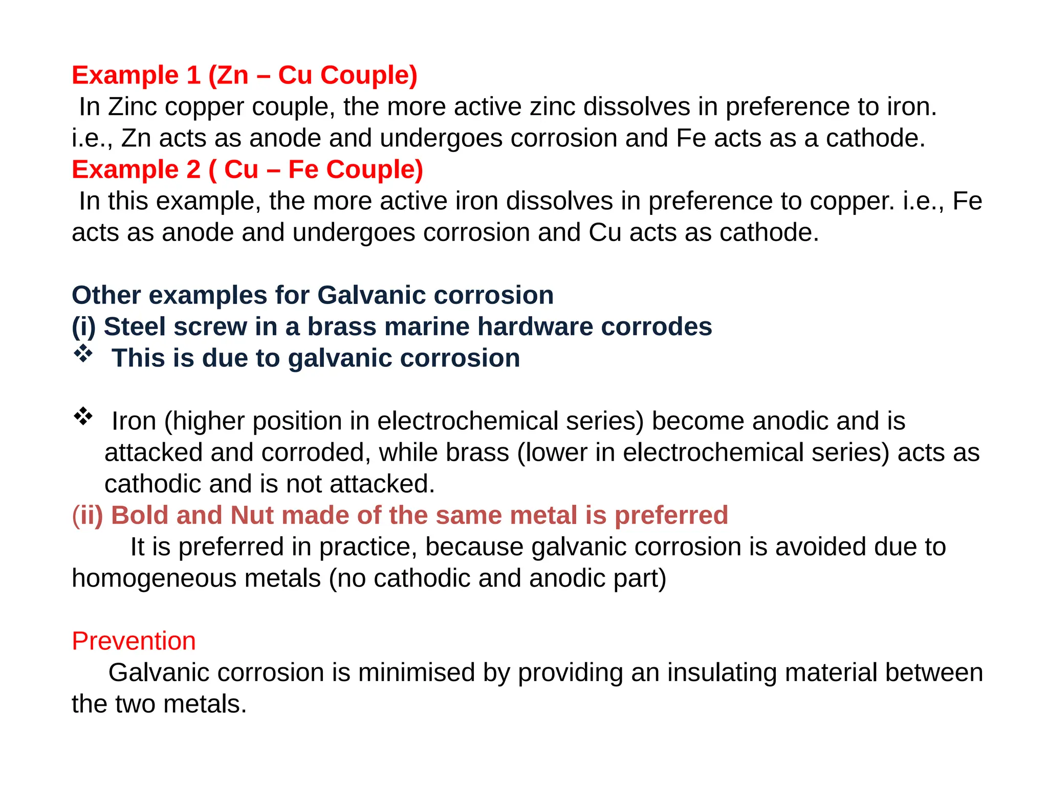 Corrosion, types and prevention method- Corrosion by o2, water ...