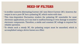 Unit-III Filter Circuits and Zener Diode.pptx