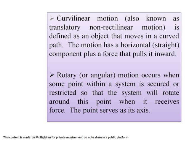 Forms of Motion & Types | PPTX