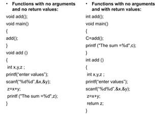 Unit-III Function.ppt c programming firs | PPT