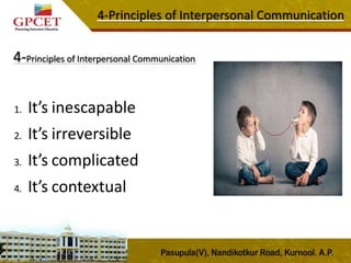 Interpersonal Communication | PPTX