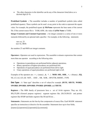 MASM -UNIT-III | DOCX