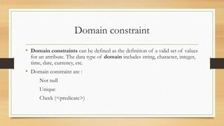 Integrity Constraints | PPTX