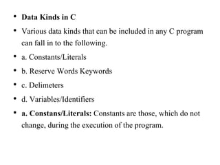 INTRODUCTION TO C PROGRAMMING in basic c language | PPT