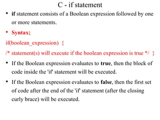 INTRODUCTION TO C PROGRAMMING in basic c language | PPT