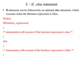 INTRODUCTION TO C PROGRAMMING in basic c language | PPT