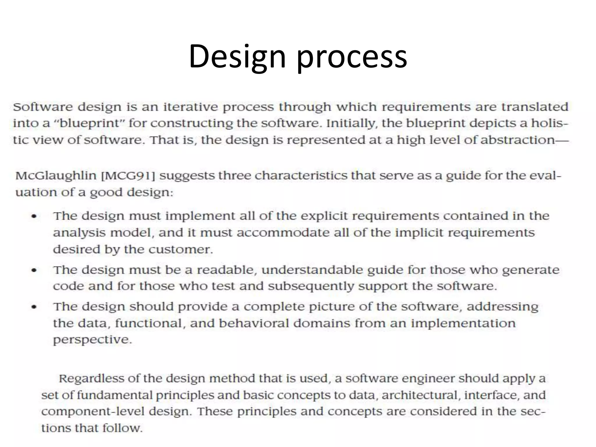 Unit iii(part a- design process model) | PPTX