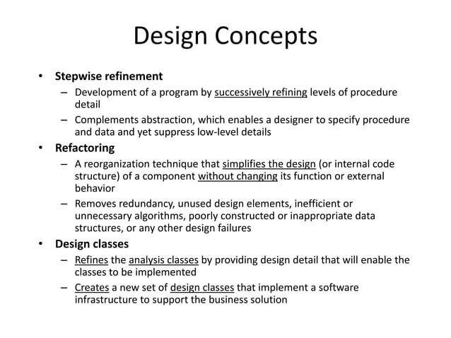 Unit iii(part a- design process model) | PPTX | Programming Languages | Computing