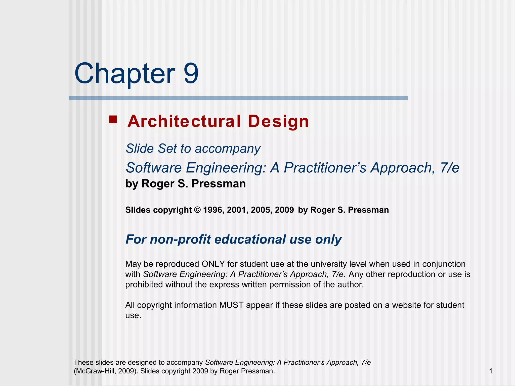 Unit iii(part b - architectural design) | PPT