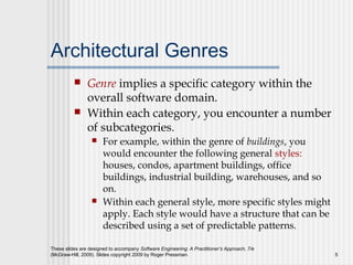 Unit iii(part b - architectural design) | PPT