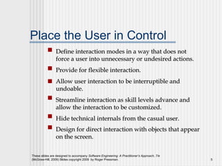 Unit iii(part c - user interface design) | PPT
