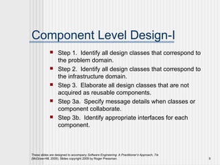 Unit iii(part d - component level design) | PPT | Desktop Publishing | Computer Software and ...
