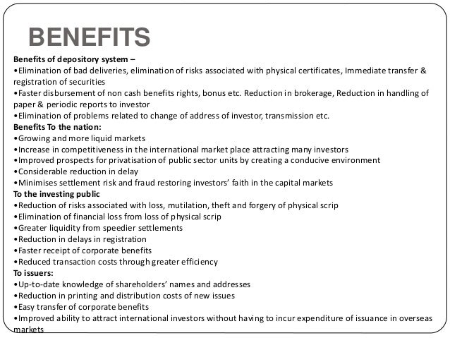 Depository System
