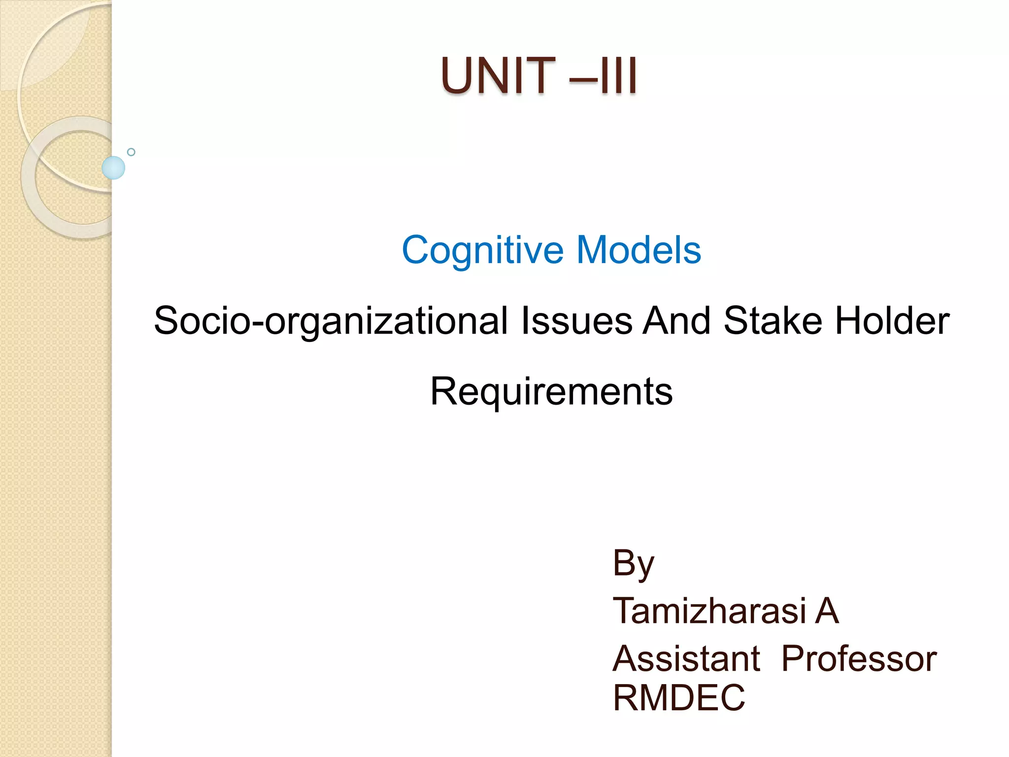 Unit iii ppt | PPT