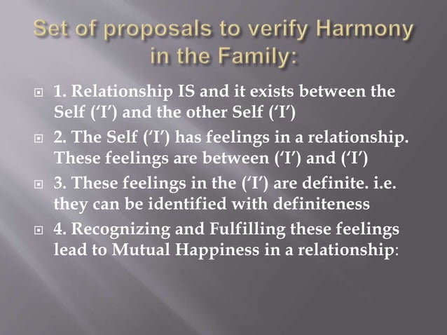 Unit 3 - Harmony in the family and society | PPTX