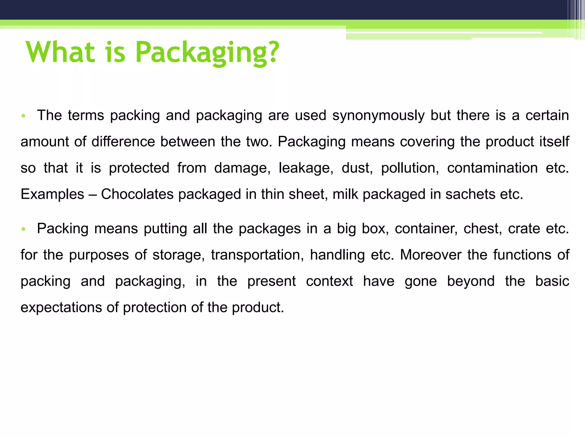 Product Packaging | PPTX
