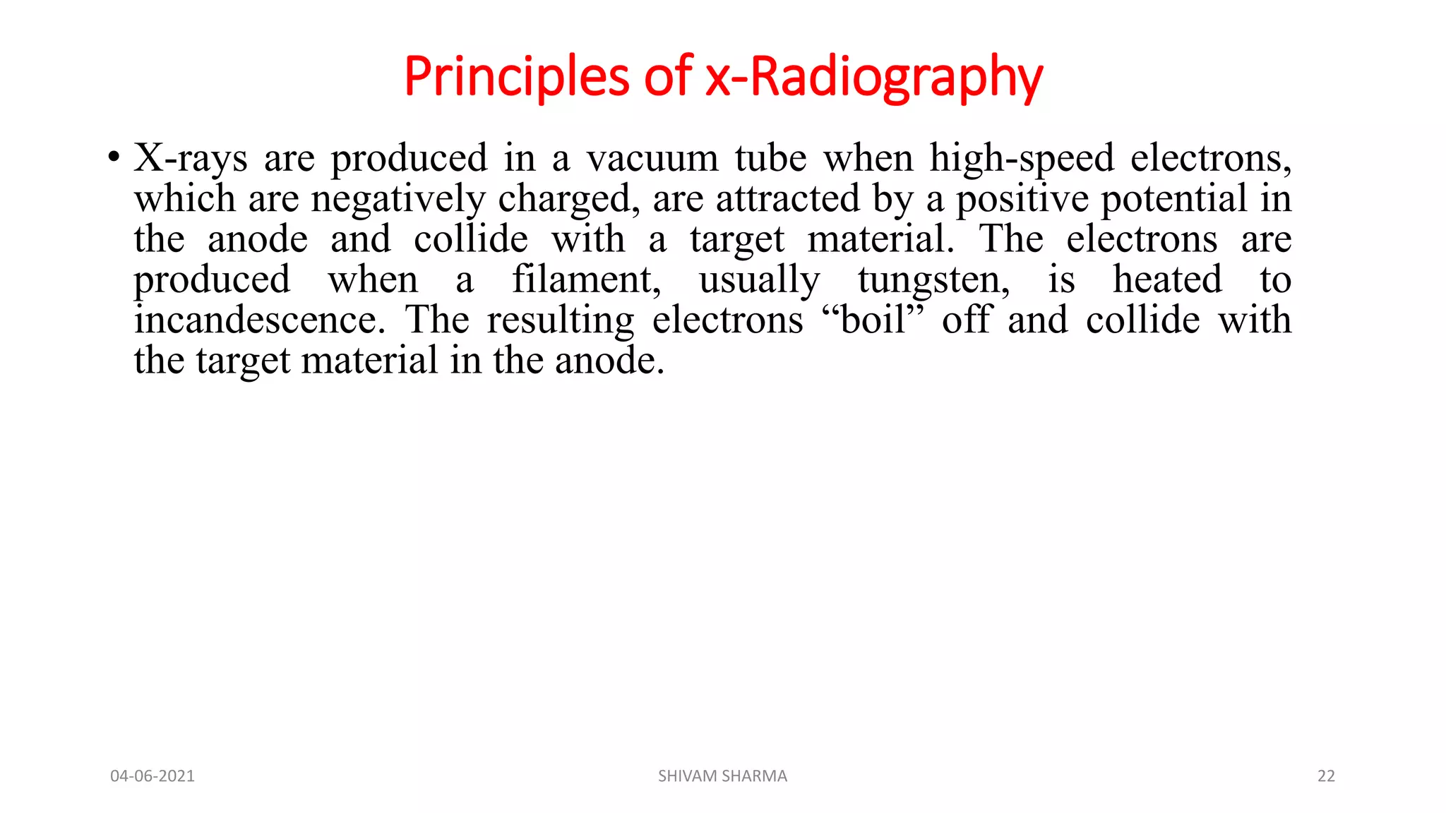 Unit III radiographic methods | PPTX | Medical Tests | Medical Health