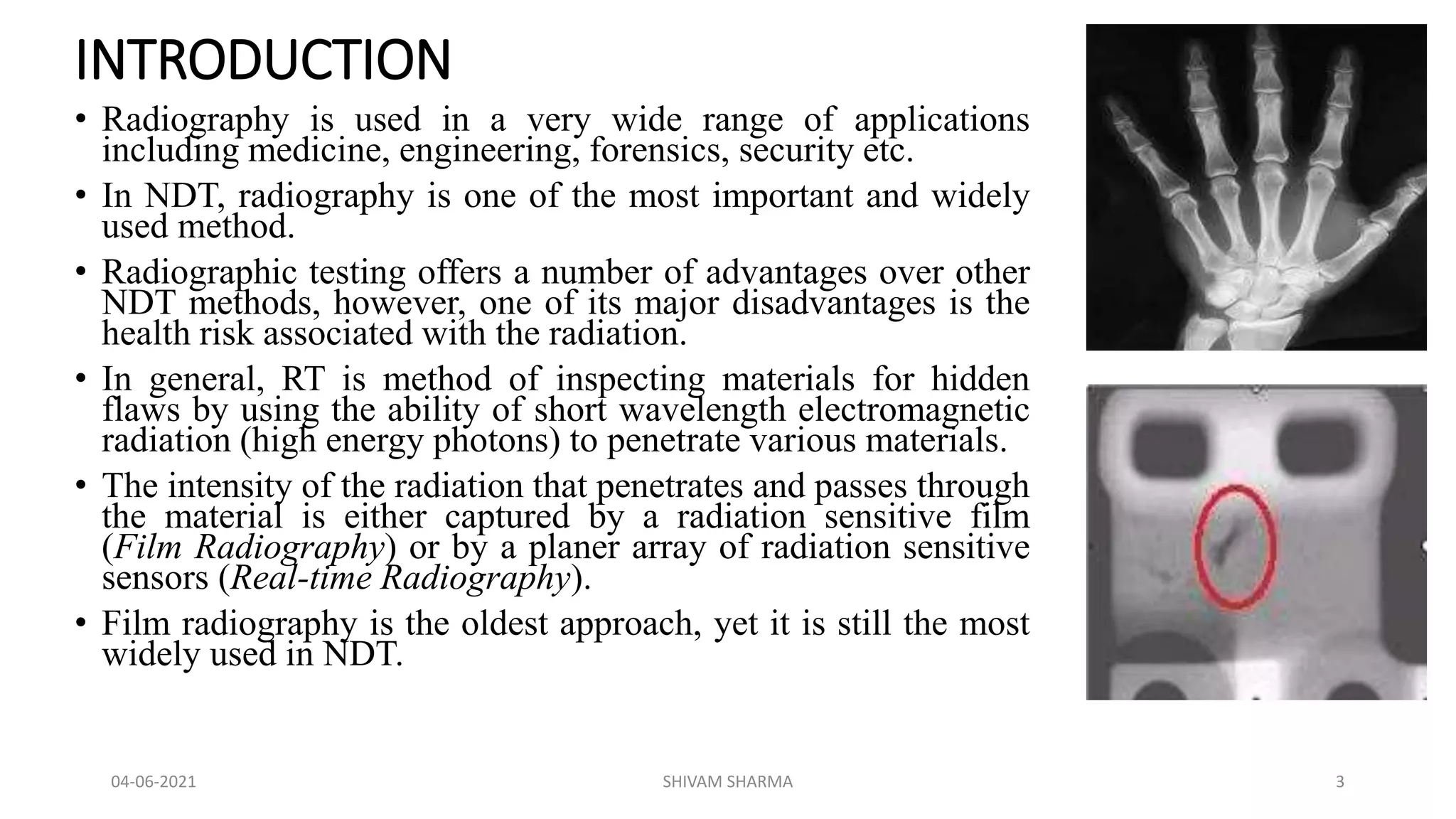 Unit III radiographic methods | PPTX | Medical Tests | Medical Health