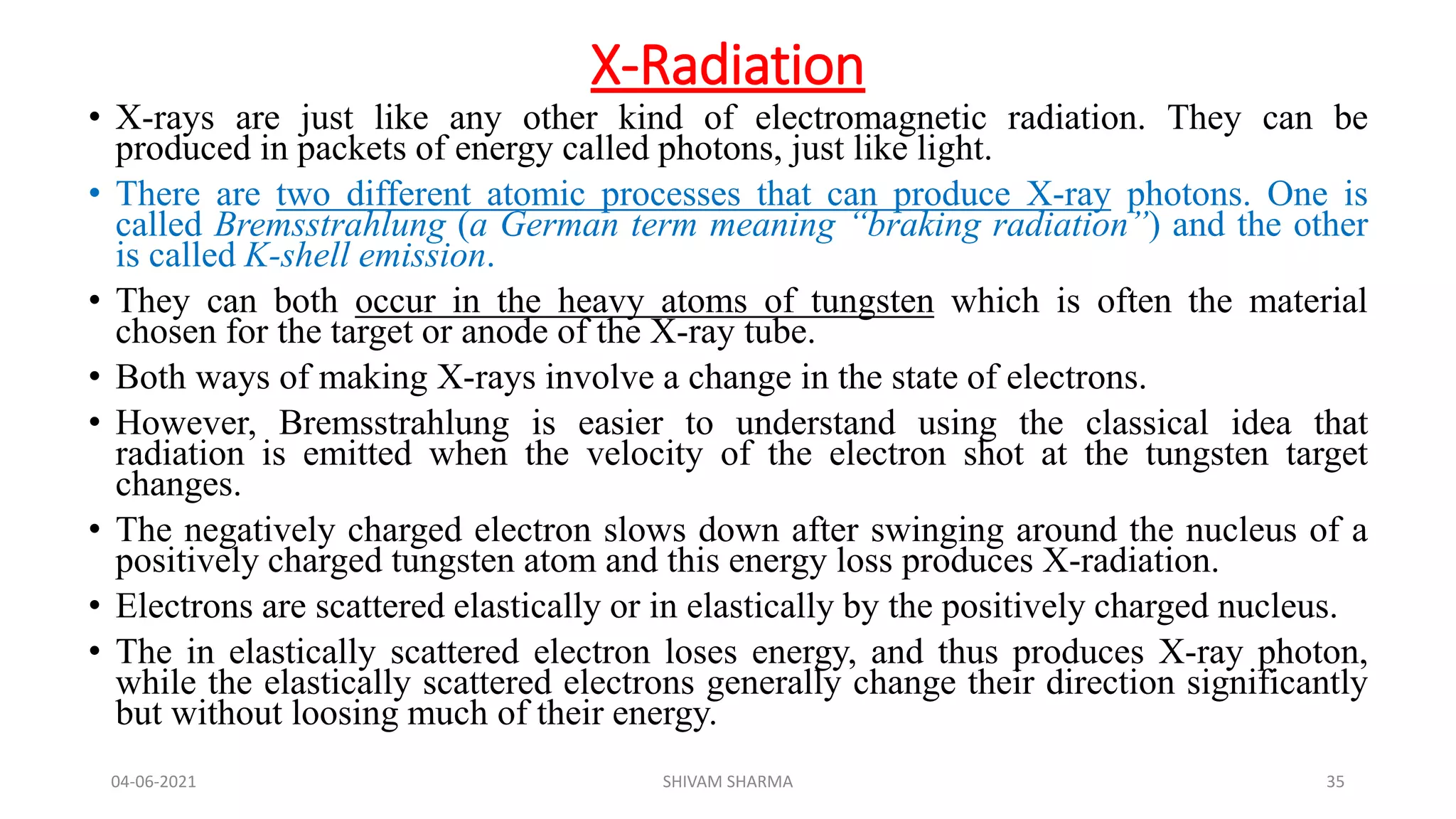 Unit III radiographic methods | PPTX | Medical Tests | Medical Health
