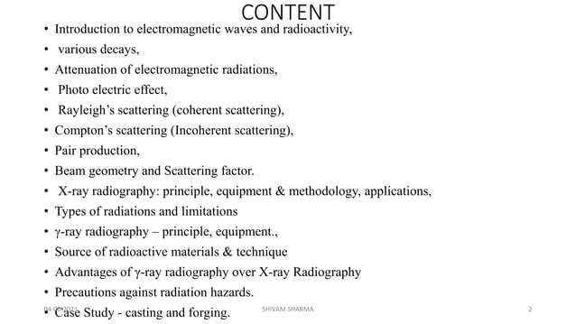 Unit III radiographic methods | PPTX | Medical Tests | Medical Health