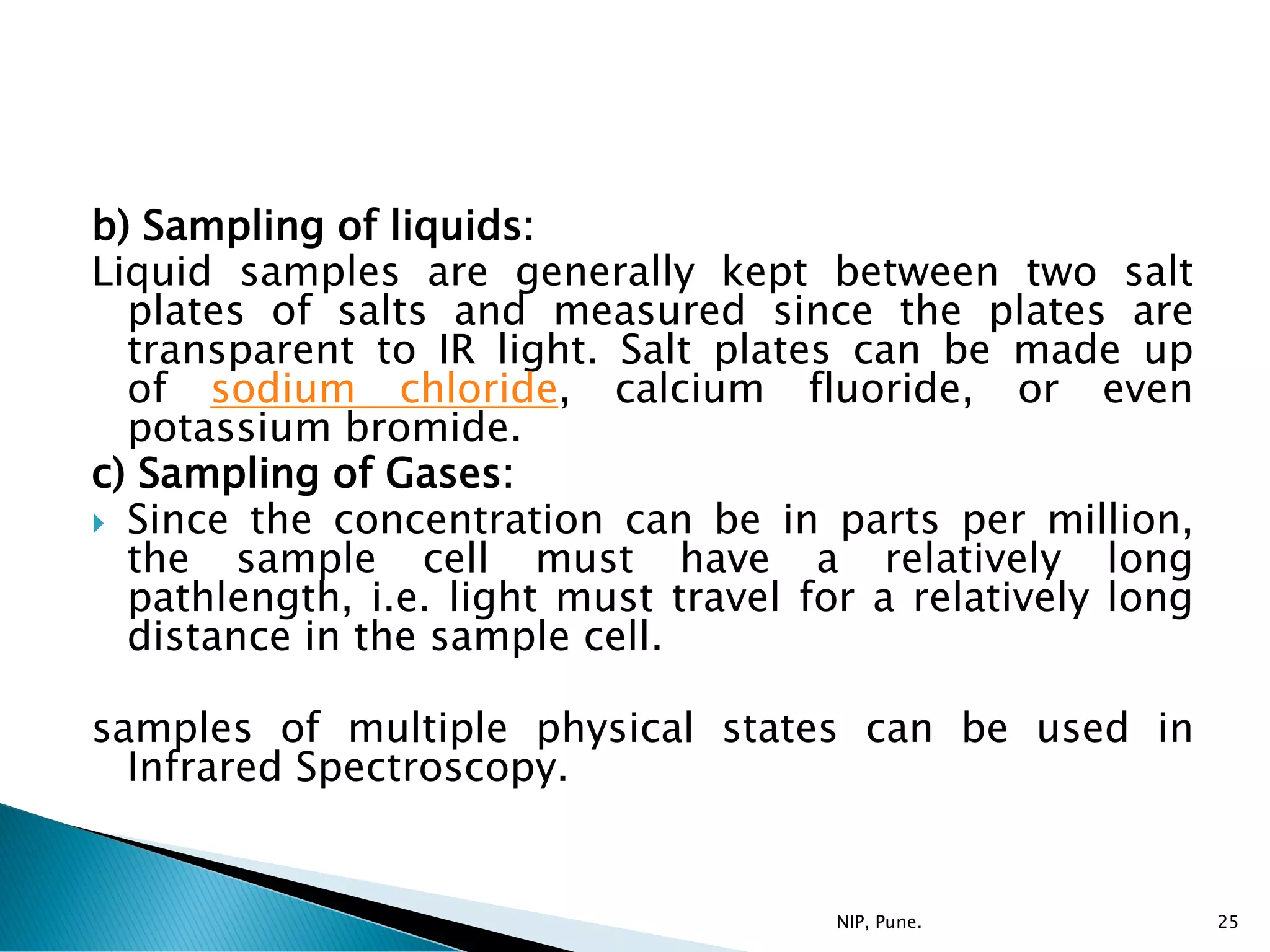 Unit II IR spectroscopy- | PDF