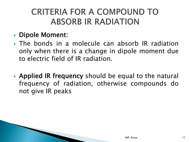 Unit II IR spectroscopy- | PDF
