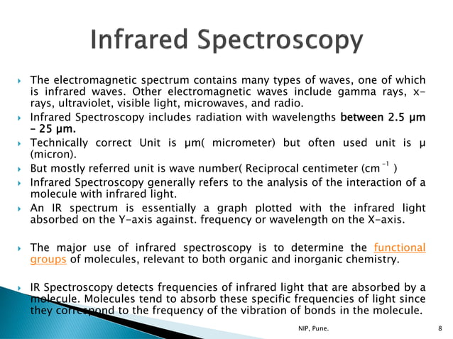 Unit II IR spectroscopy- | PDF