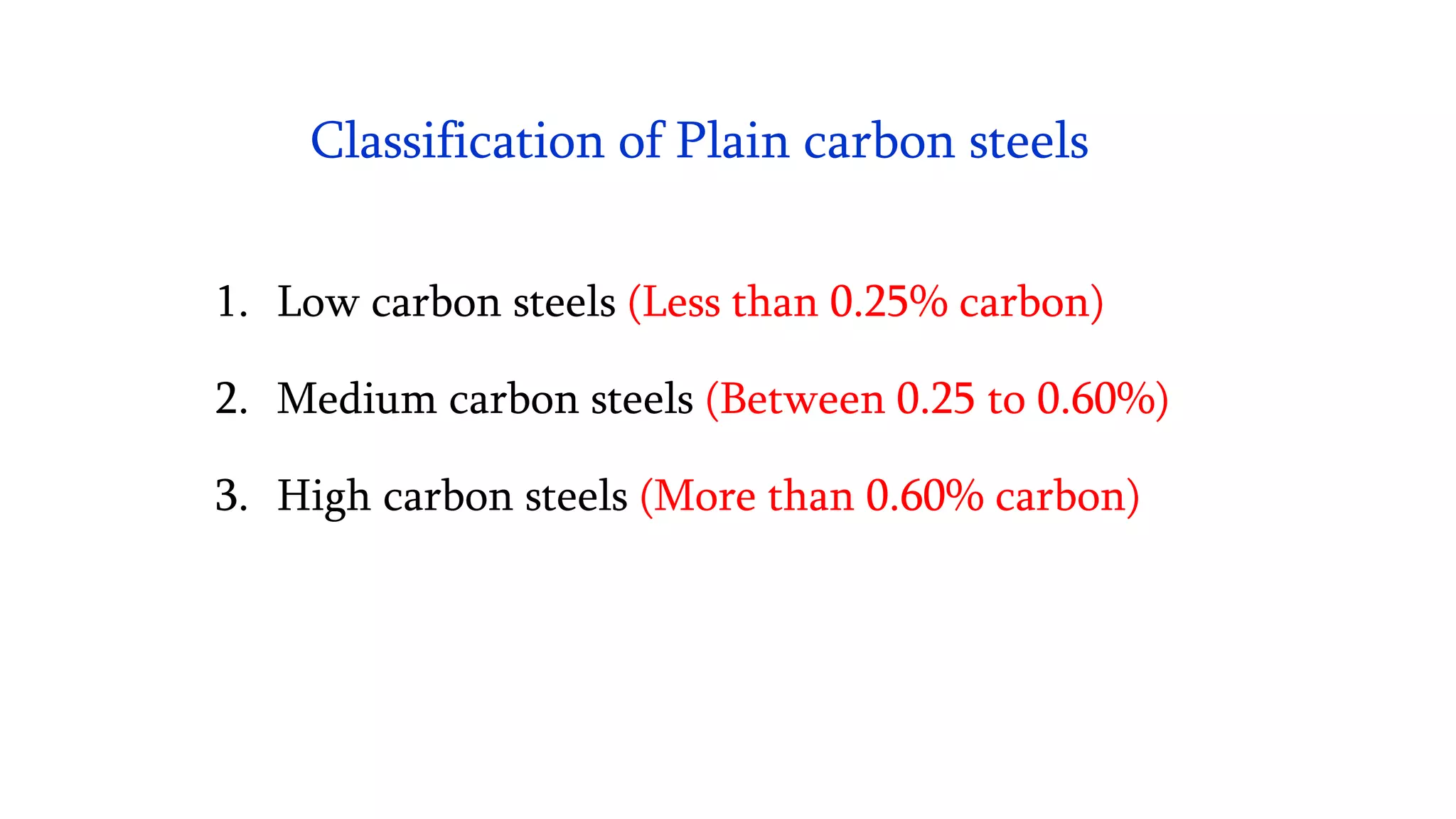 Types of steels | PPTX